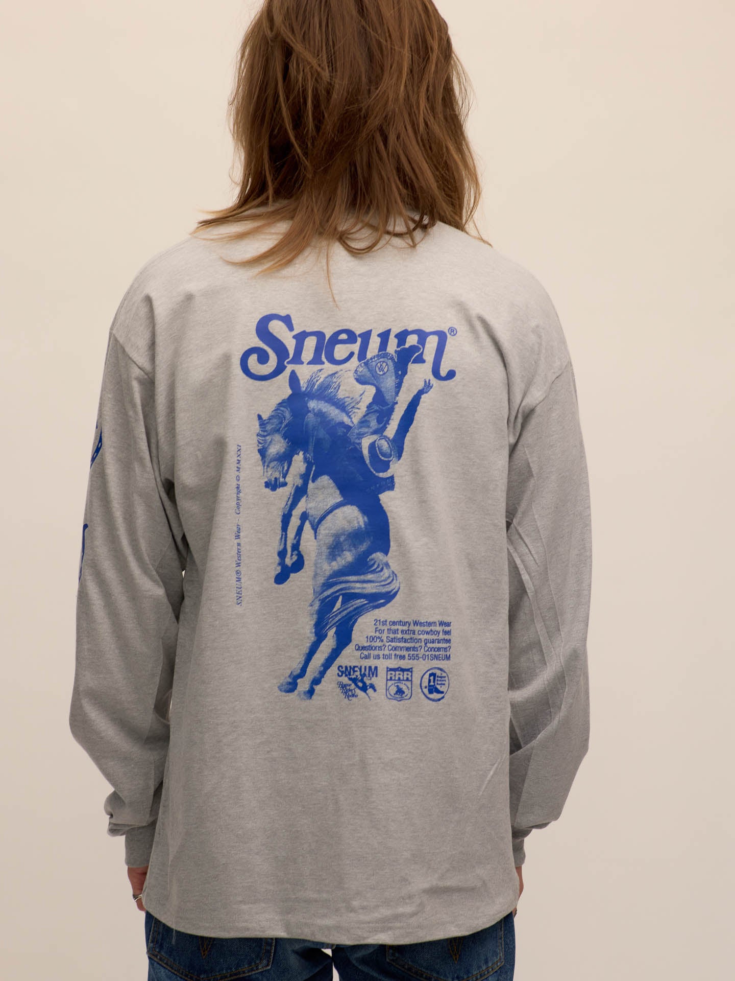 Long sleeve bucking bronc tee – sneum.com